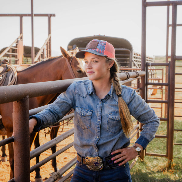 STS Patch Hat - Sunset Desertscape - STS Ranchwear